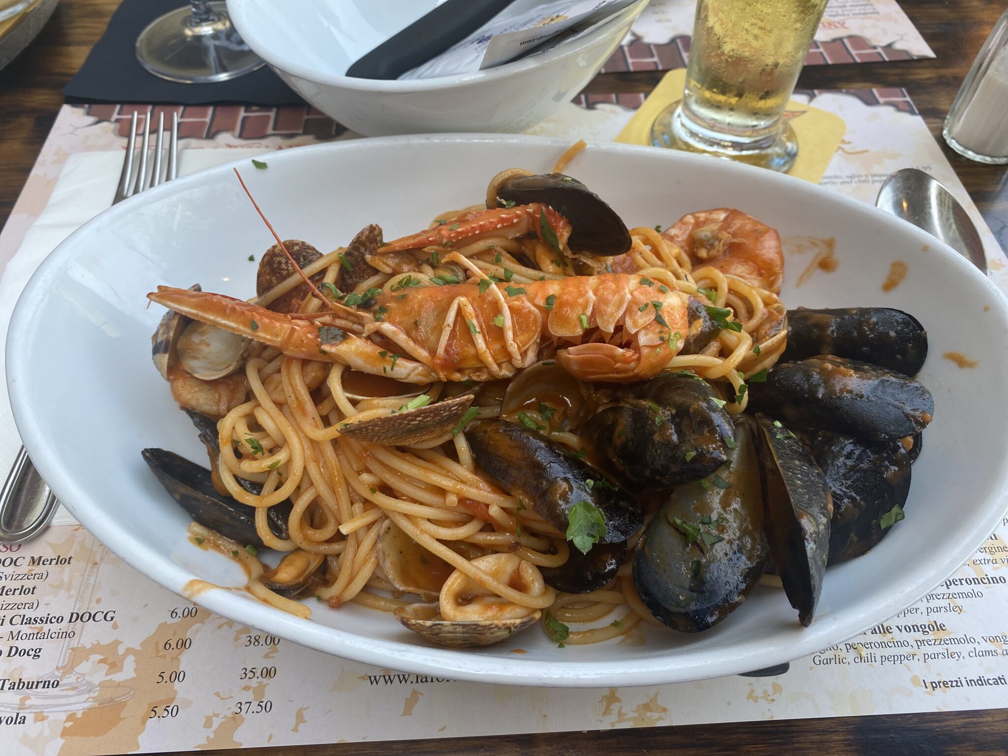 スイスのイタリア語圏ルガーノでオススメイタリアン「Spaghetti Store Lugano」 - 旅時々ワイン