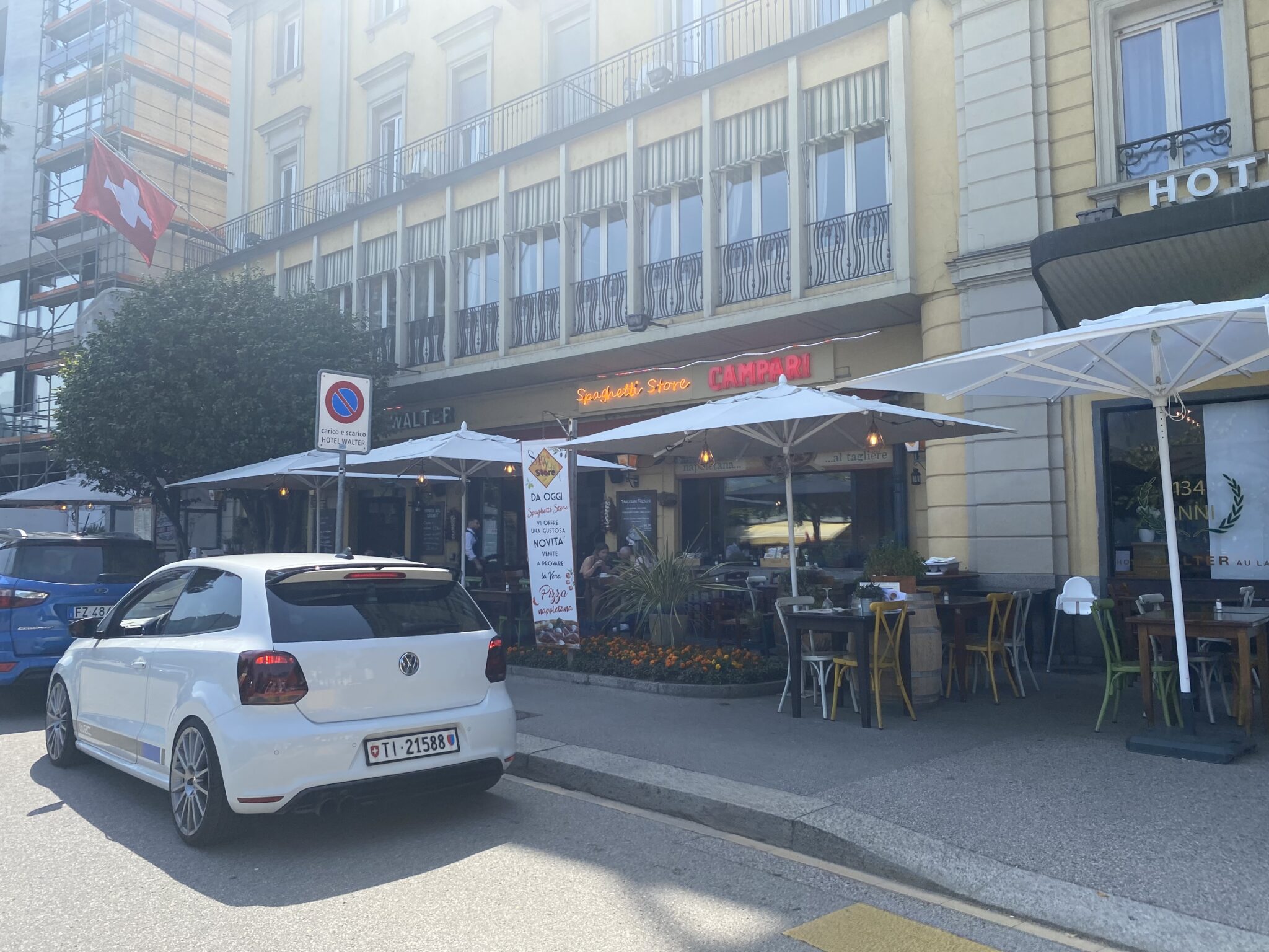 スイスのイタリア語圏ルガーノでオススメイタリアン「Spaghetti Store Lugano」 - 旅時々ワイン