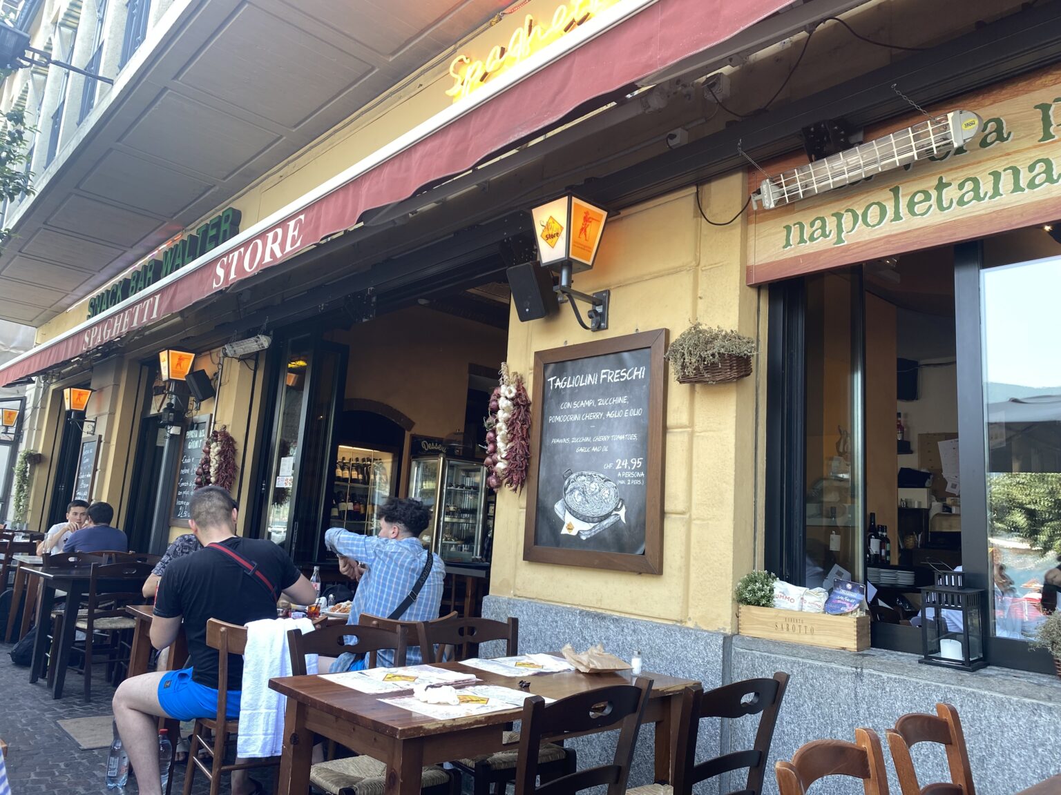 スイスのイタリア語圏ルガーノでオススメイタリアン「Spaghetti Store Lugano」 - 旅時々ワイン